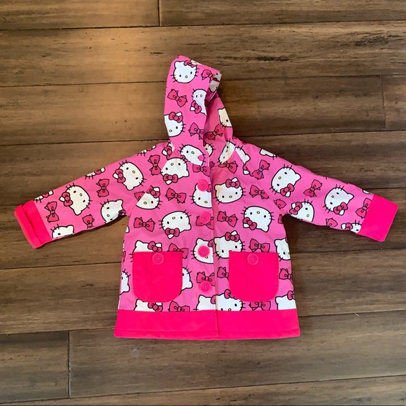 Jackets & Coats | Hello Kitty Fleece Lined Raincoat | Poshmark